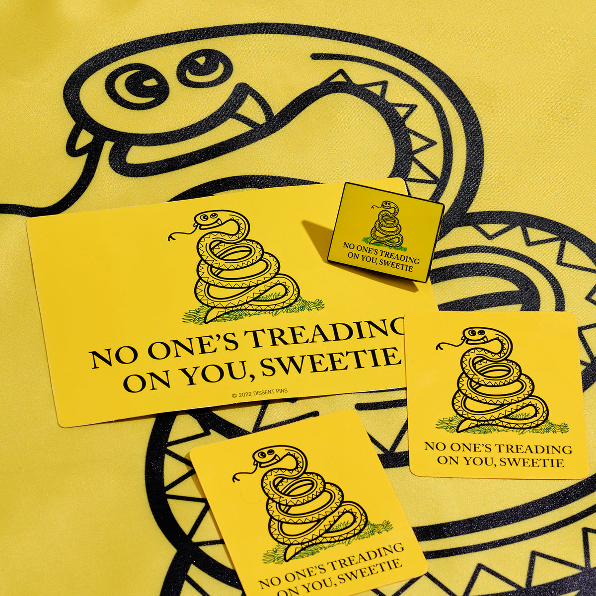 No One's Treading On You Collection — Dissent Pins