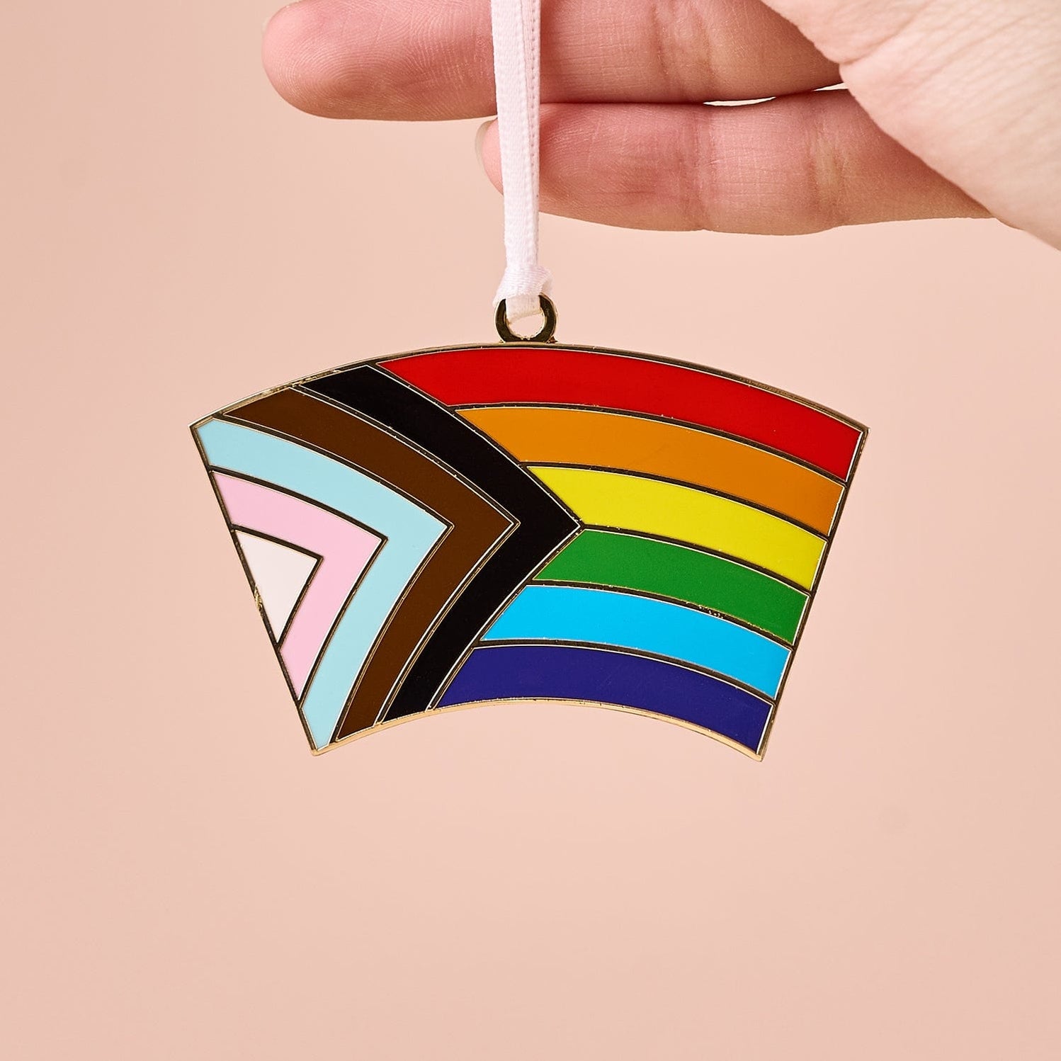 Progress Pride Flag — Dissent Pins