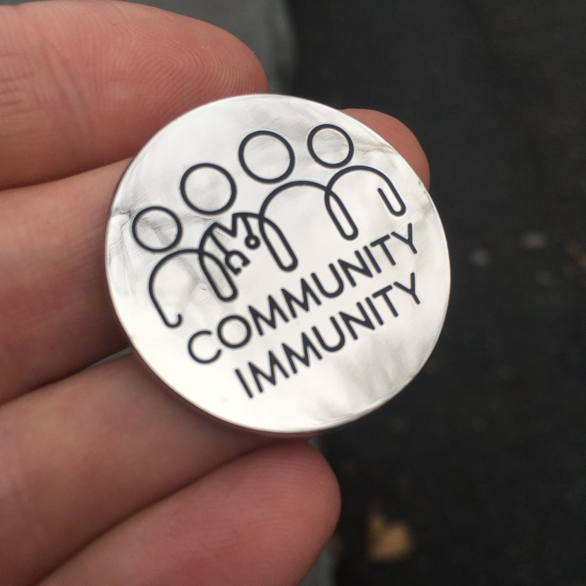 Community Immunity Pin — Dissent Pins