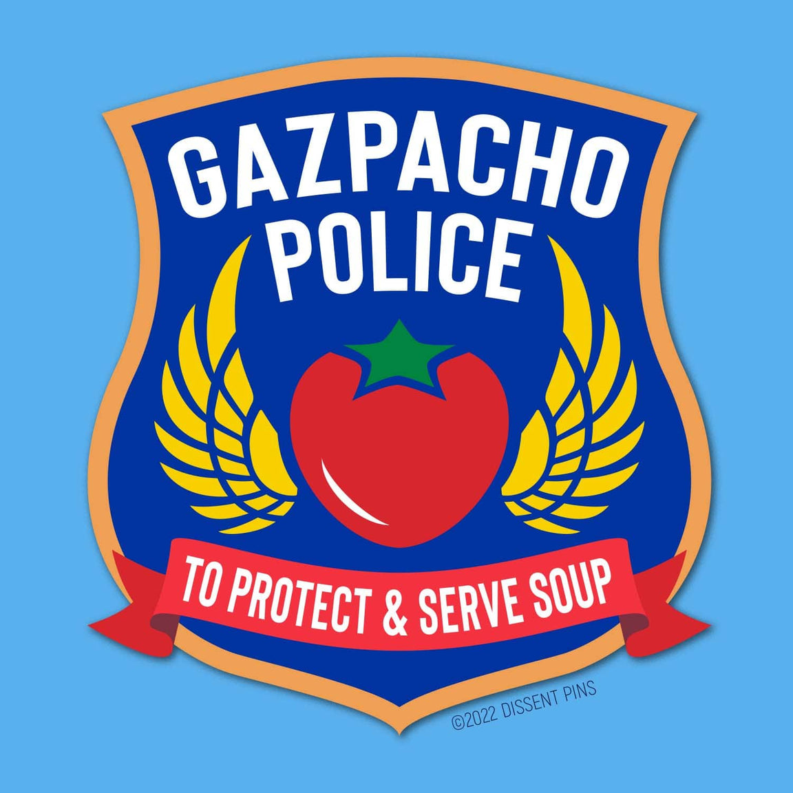 Gazpacho Police — Dissent Pins