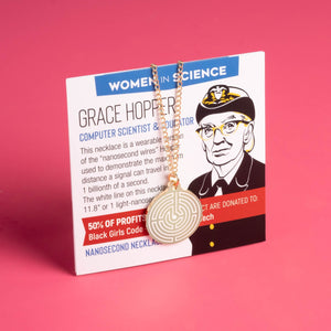 Grace Hopper / Nanosecond Necklace — Dissent Pins