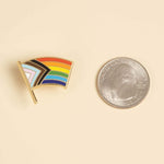Progress Pride Flag Pin — Dissent Pins