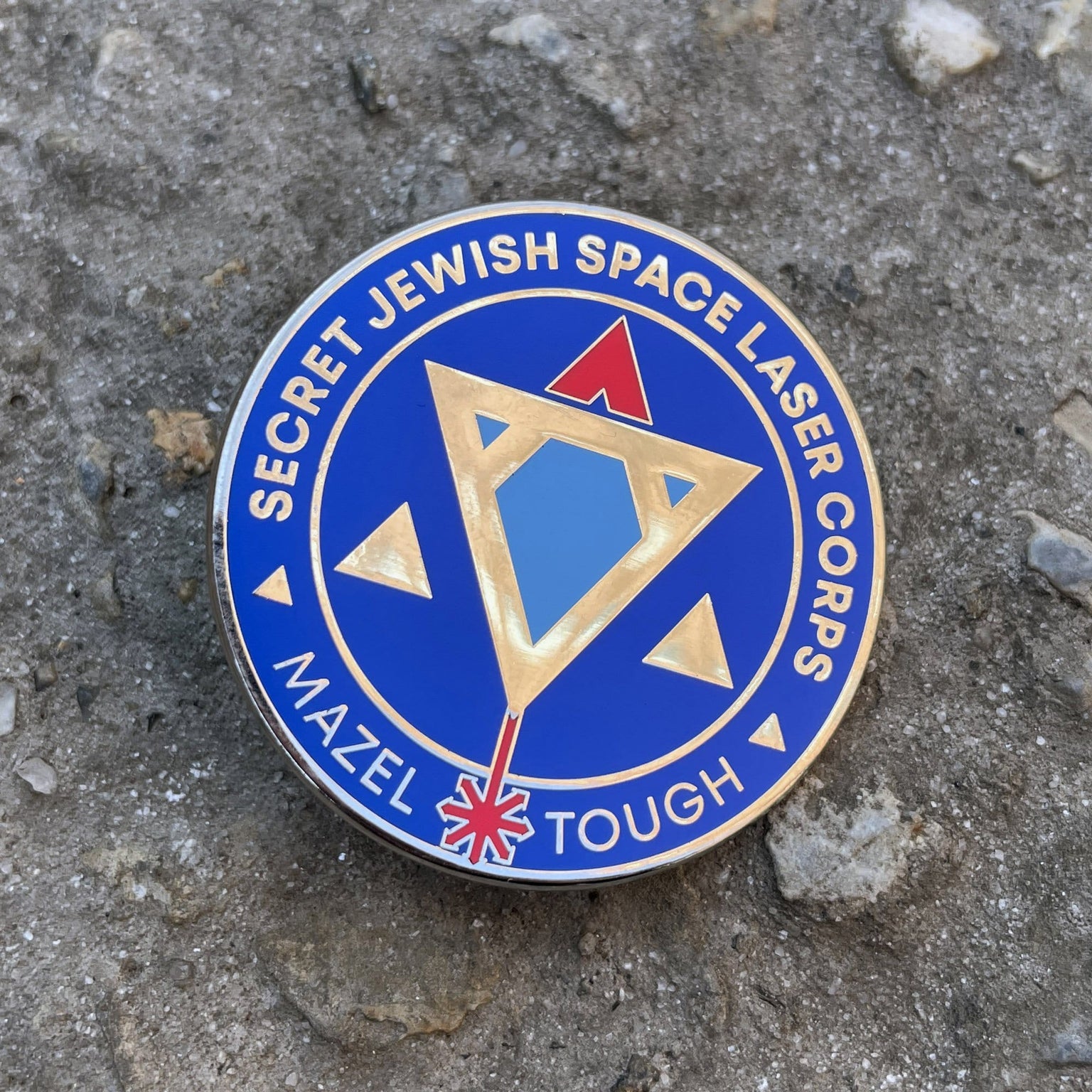 Secret Jewish Space Laser — Dissent Pins