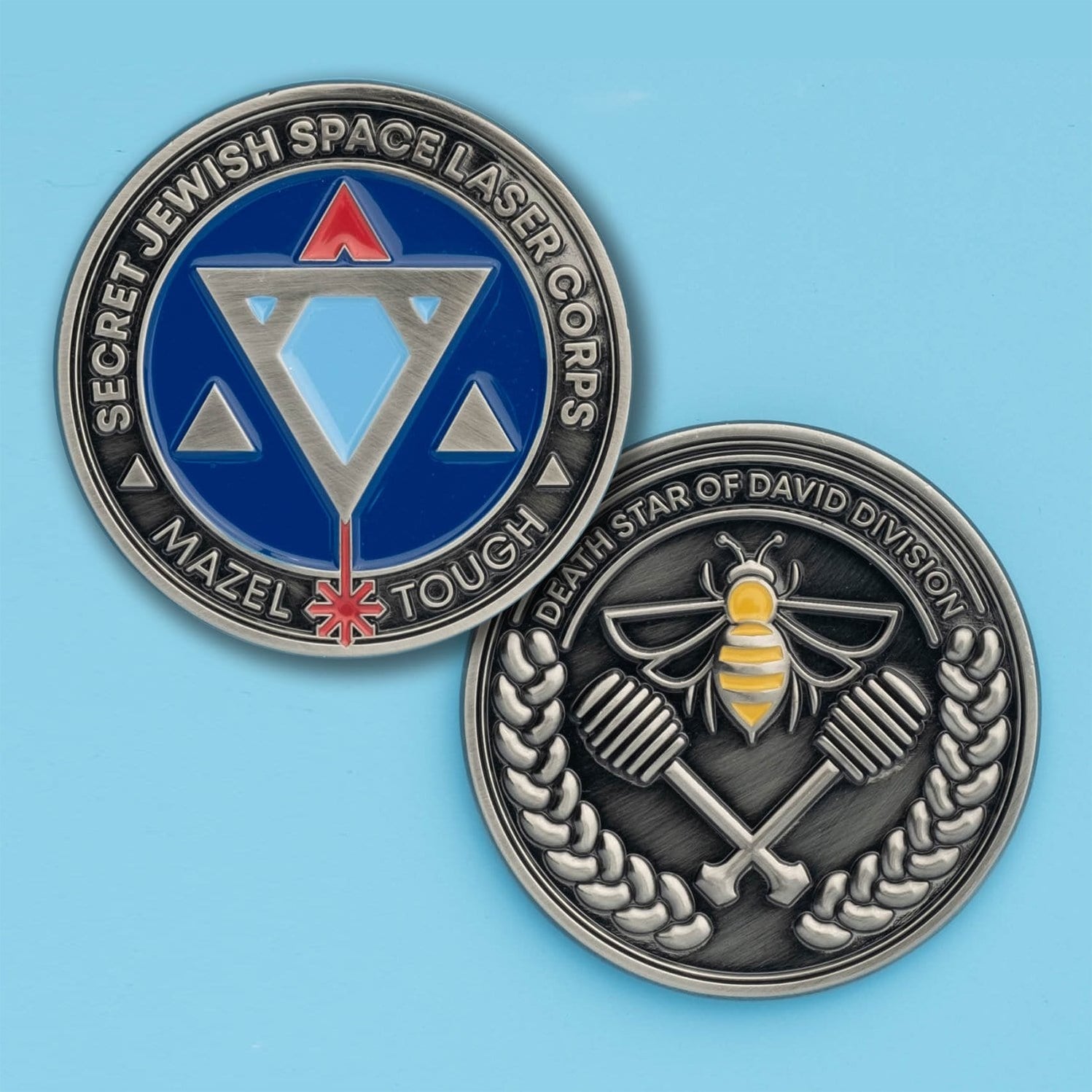 Secret Jewish Space Laser — Dissent Pins
